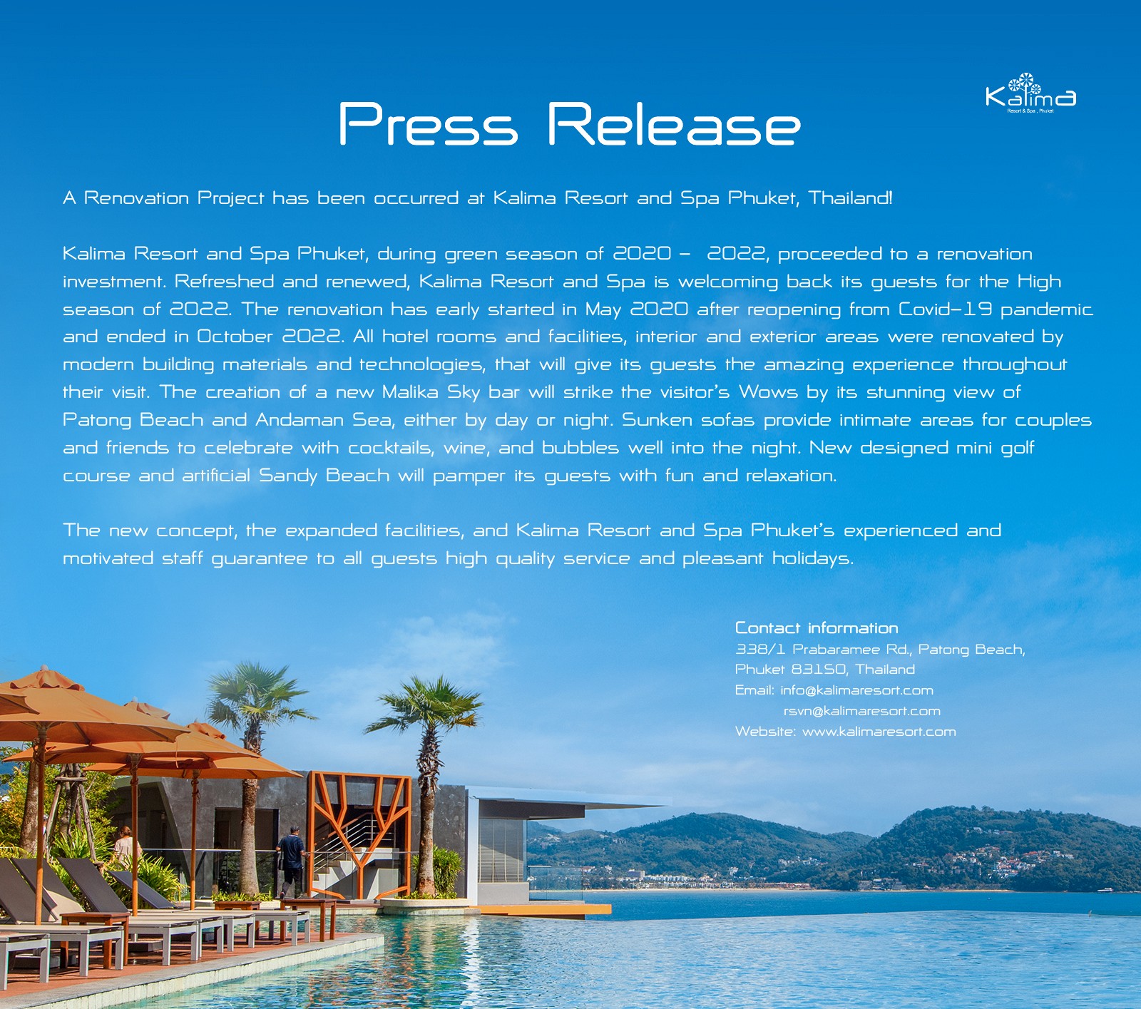 Kalima Resort & Spa Phuket | Ultimate Patong Bay Seaviews | Patong ...